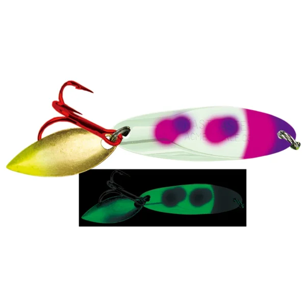 ACME Ice Bladed Kastmaster Moonshine Glow Spoon - Extreme Tackle